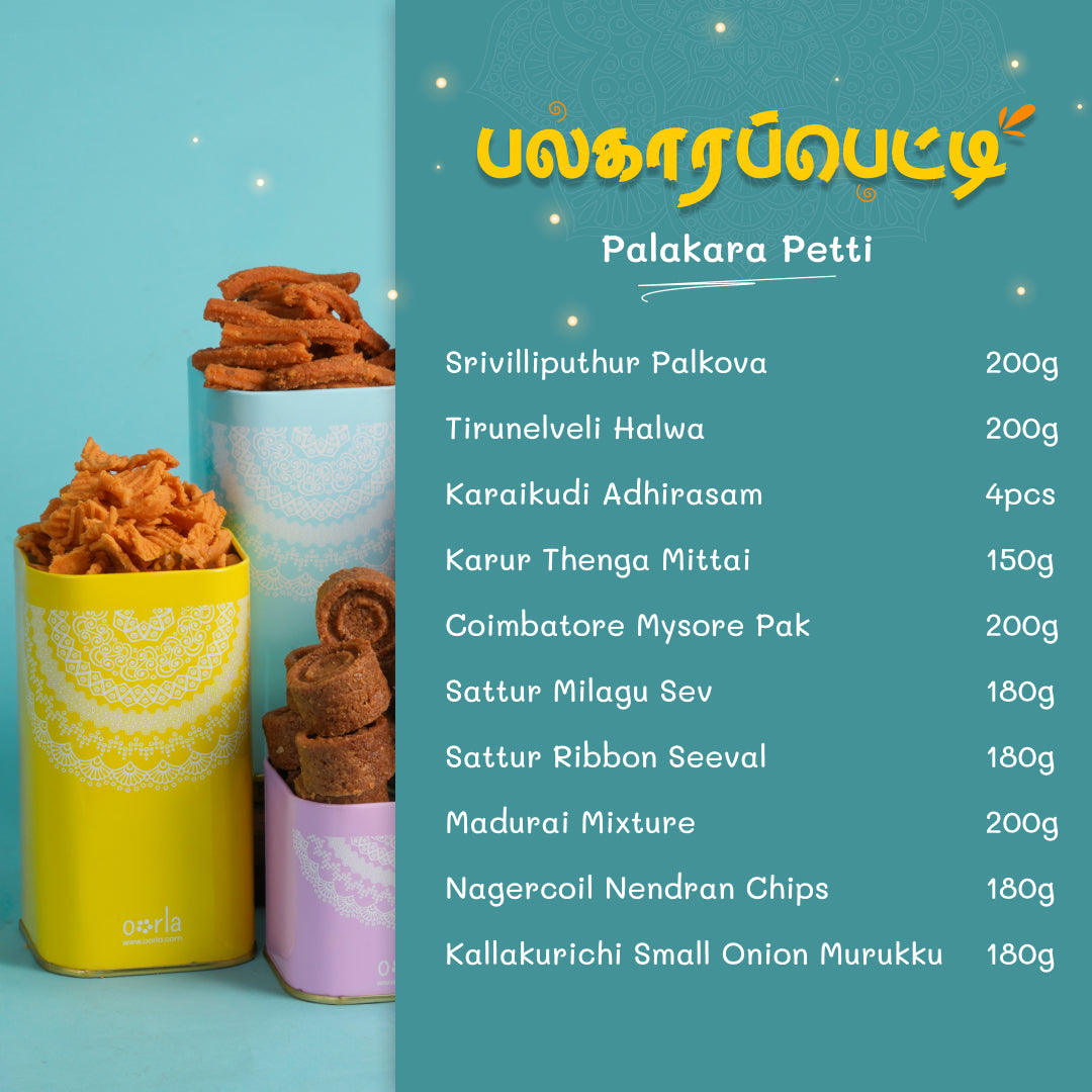 Authentic Pack of 10 Traditional Sweet & Snacks by Oorla