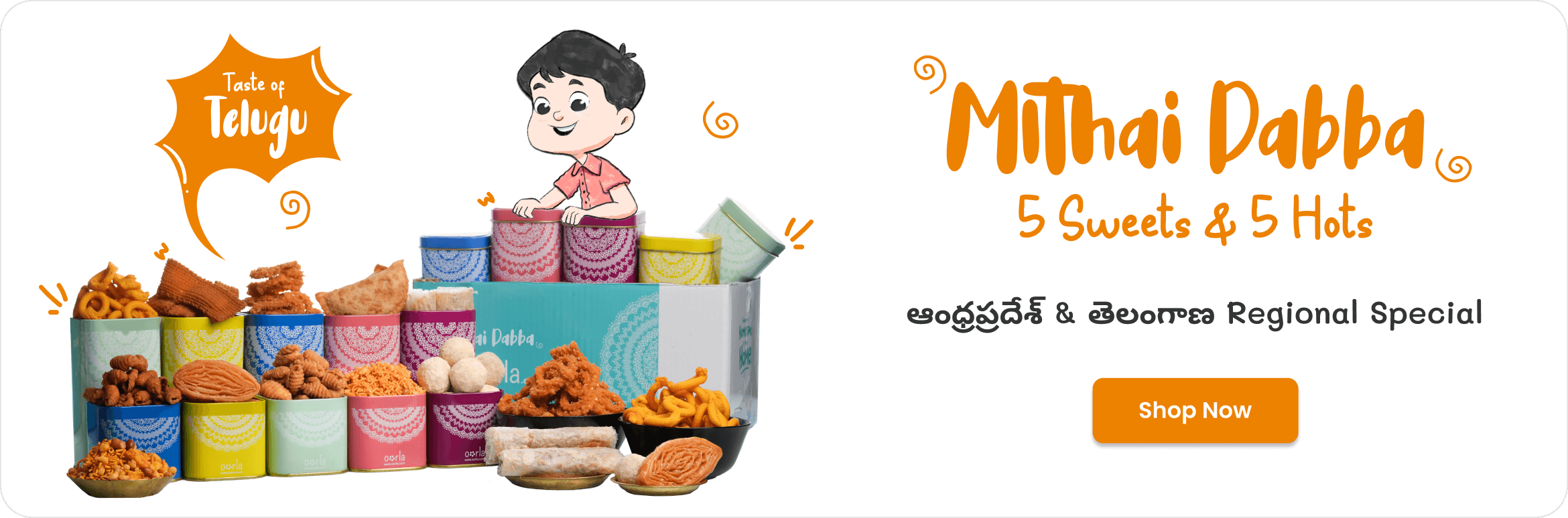 Andhra & Telangana Traditional Sweets and Snacks - Mithai Dabba – Oorla