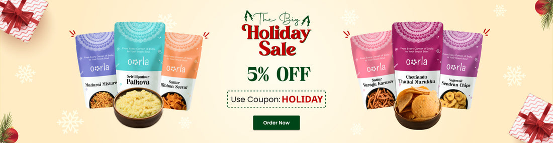 Oorla - Traditional Indian Sweets, Snacks & Groceries Online