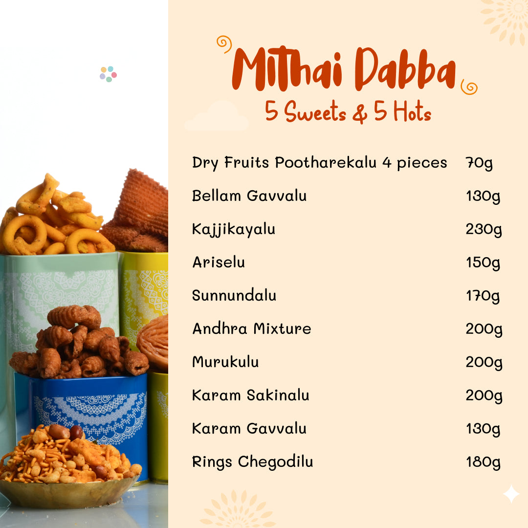 Mithai Dabba | Authentic Flavors of Telugu Sweets – Oorla