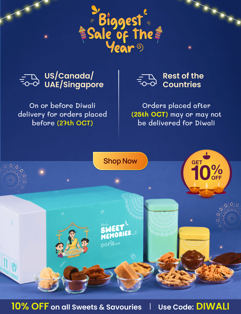 Oorla - Authentic Traditional Sweets & Snacks Online