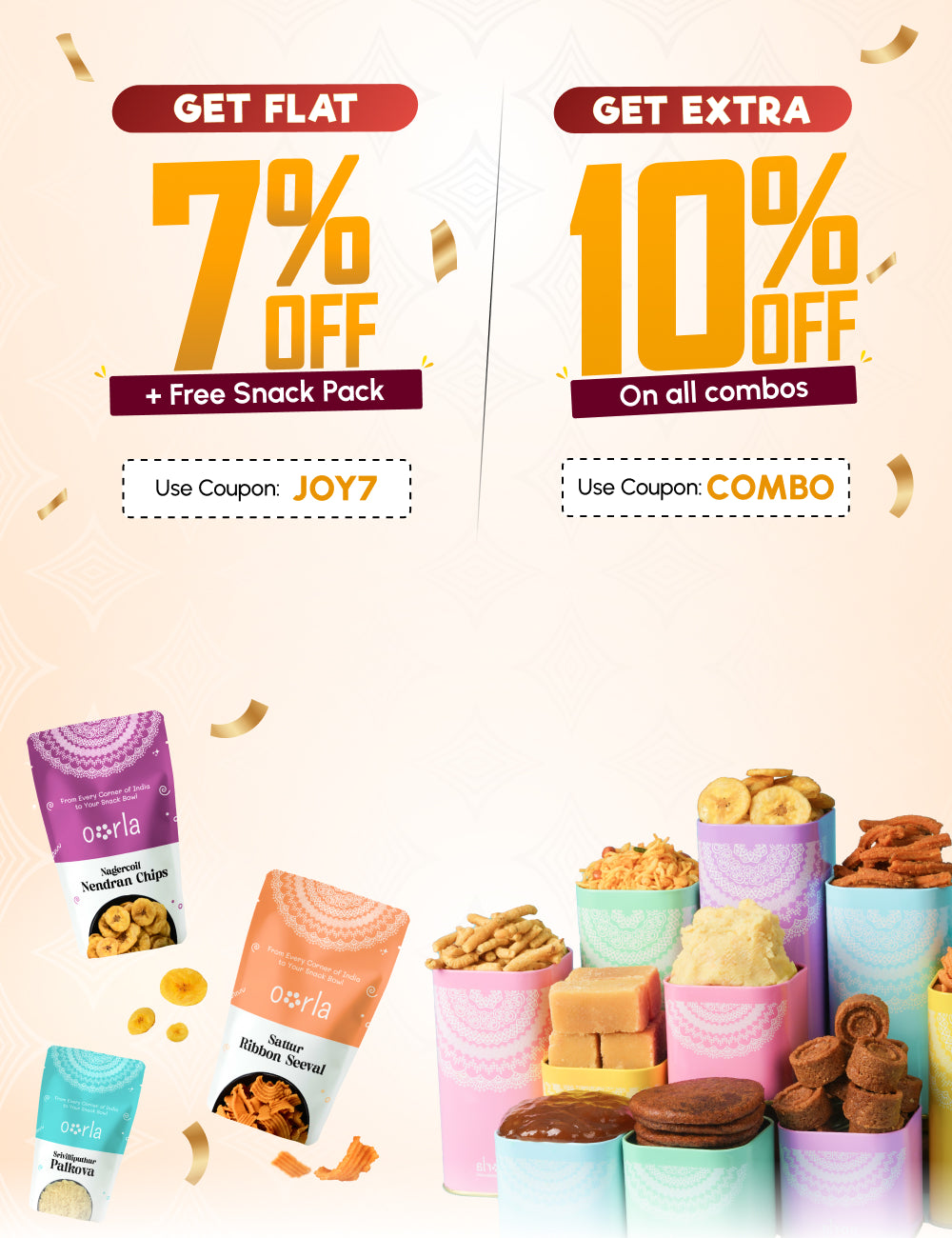 Oorla - Authentic Traditional Sweets & Snacks Online