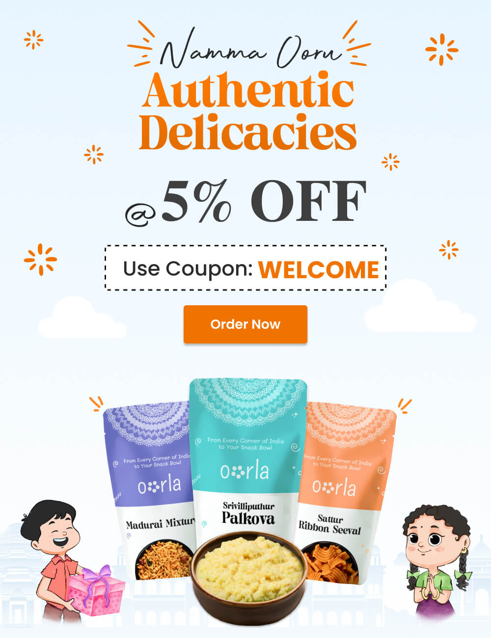 Oorla - Authentic Traditional Sweets & Snacks Online