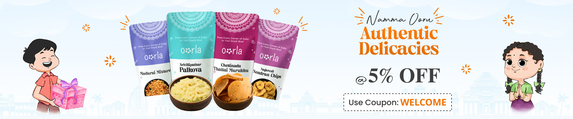 Traditional Tamil Nadu Sweets & Snacks | Buy Online at Oorla